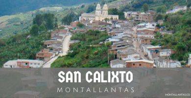 ᐈ Montallantas en San Calixto 《 ☎ 24 horas 》 ️
